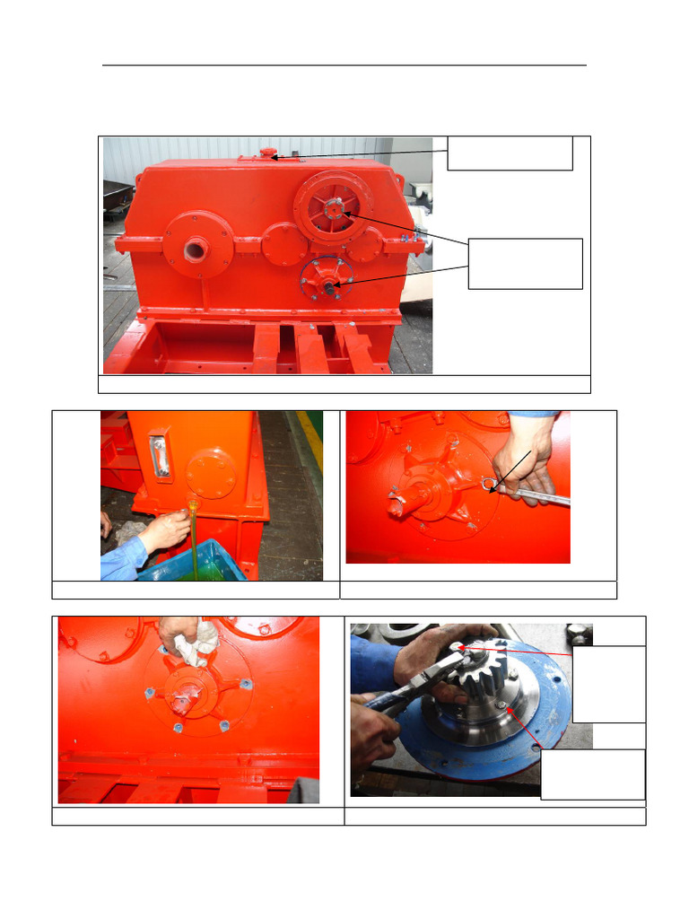 Disassemble and Assemble Steps For High Speed End of The Reducer | PDF ...