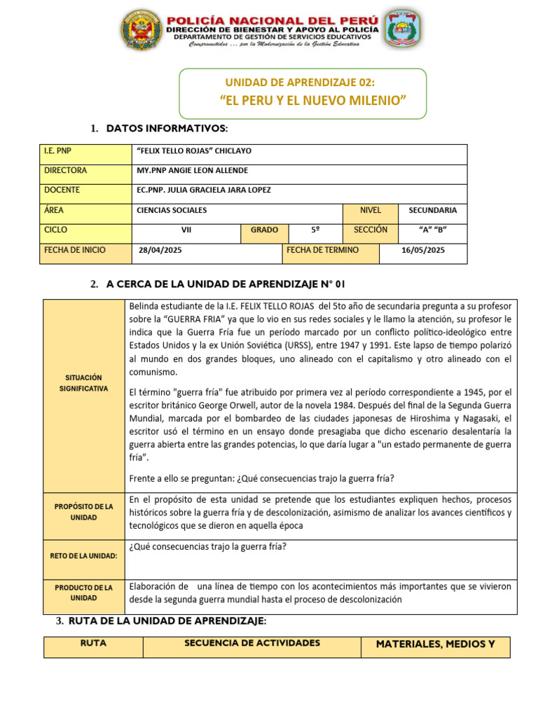Unidad 2 CC - SS 5TOO | PDF | Aprendizaje | Información