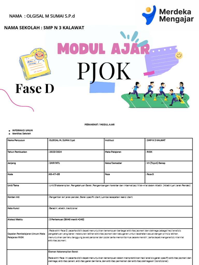 Aksi Nyata Modul Ajar | PDF
