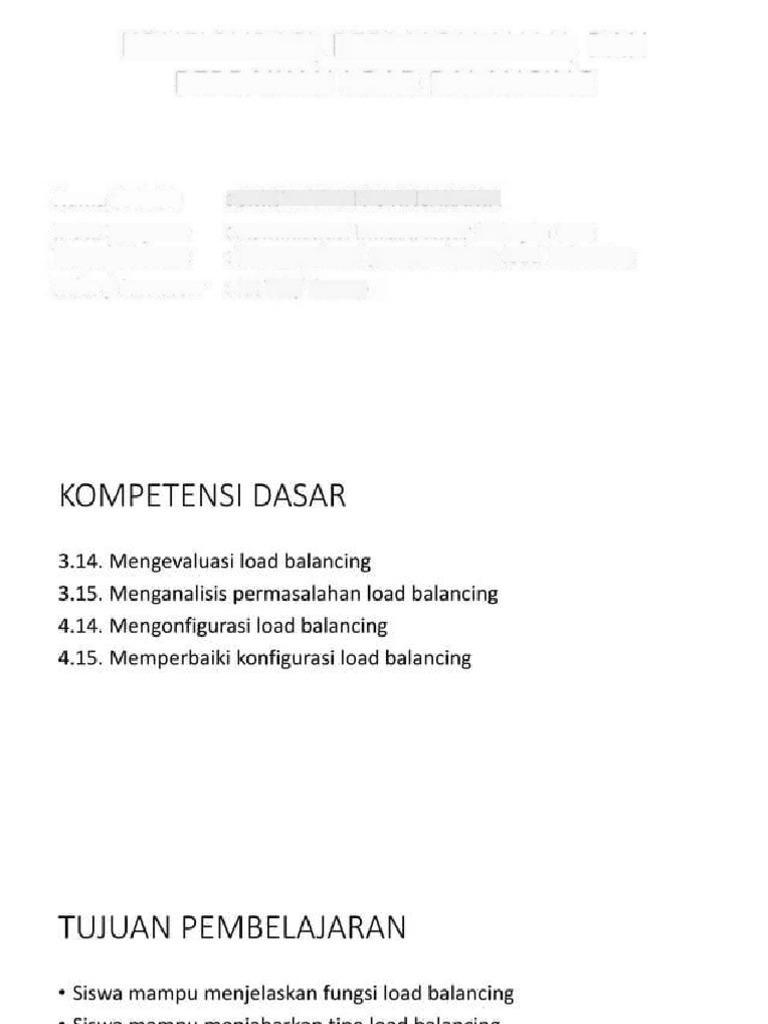 Load Balancing | PDF