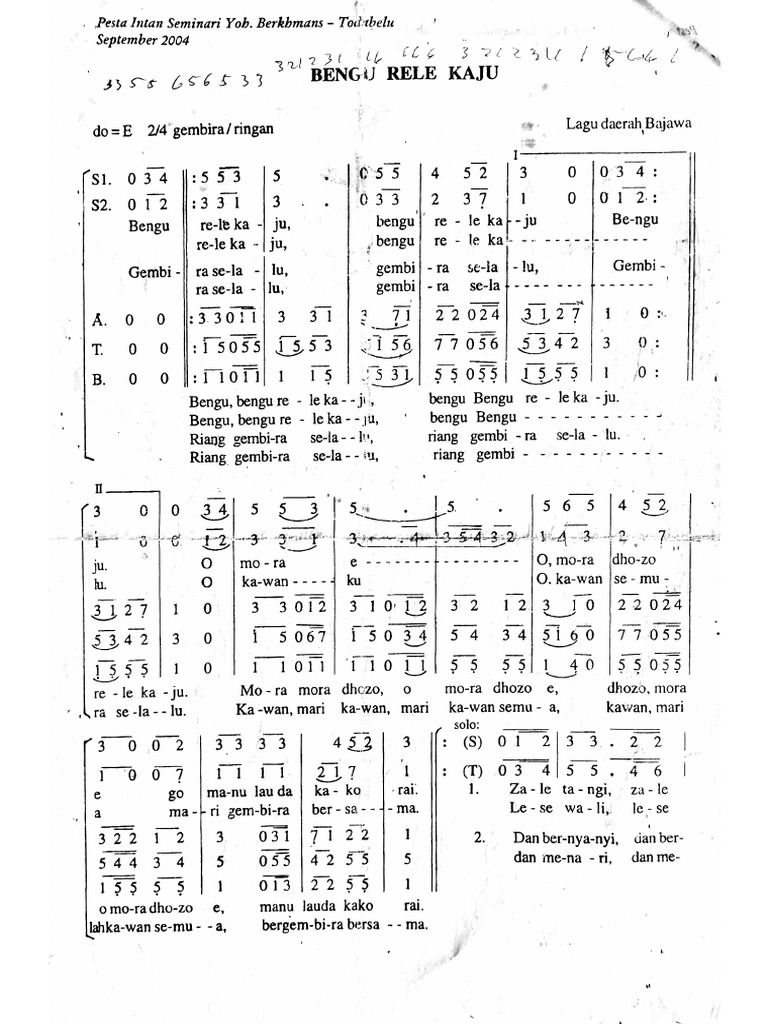 Bengu Rele Kaju | PDF