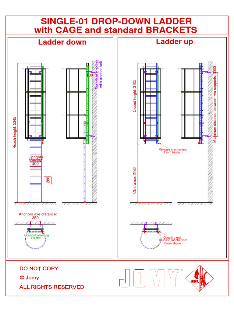 SINGLE-01_Counterbalanced Drop-down Ladder - JOMY - EU | PDF