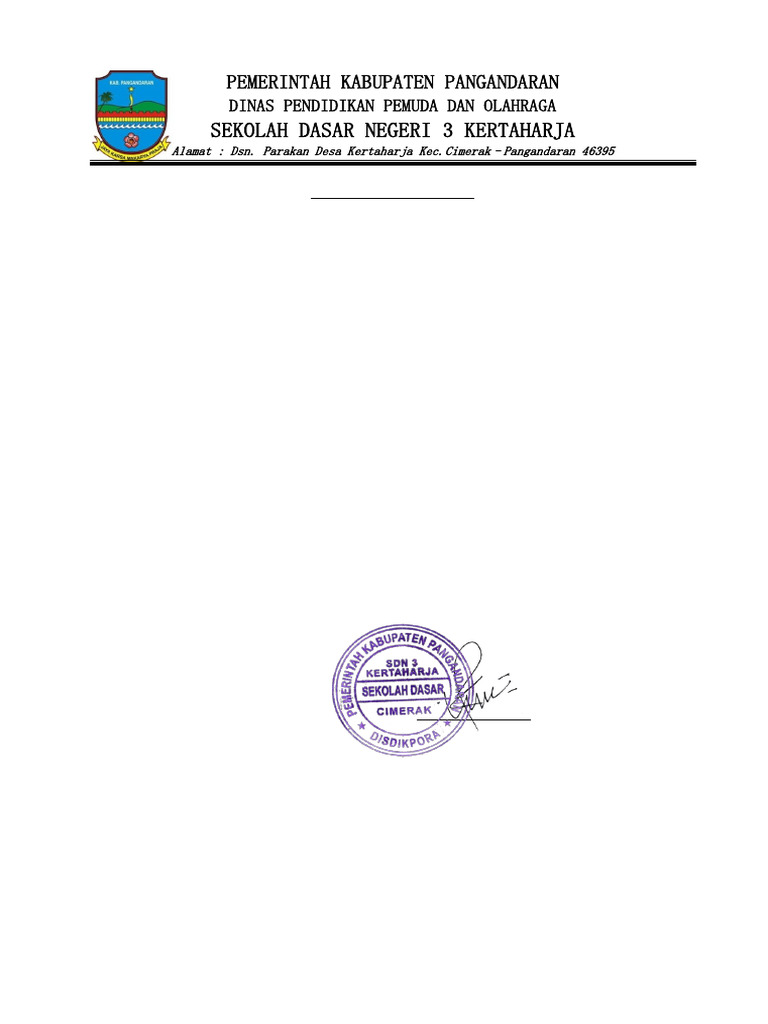 Permohonan Cetak NPSN SD Kertaharja | PDF