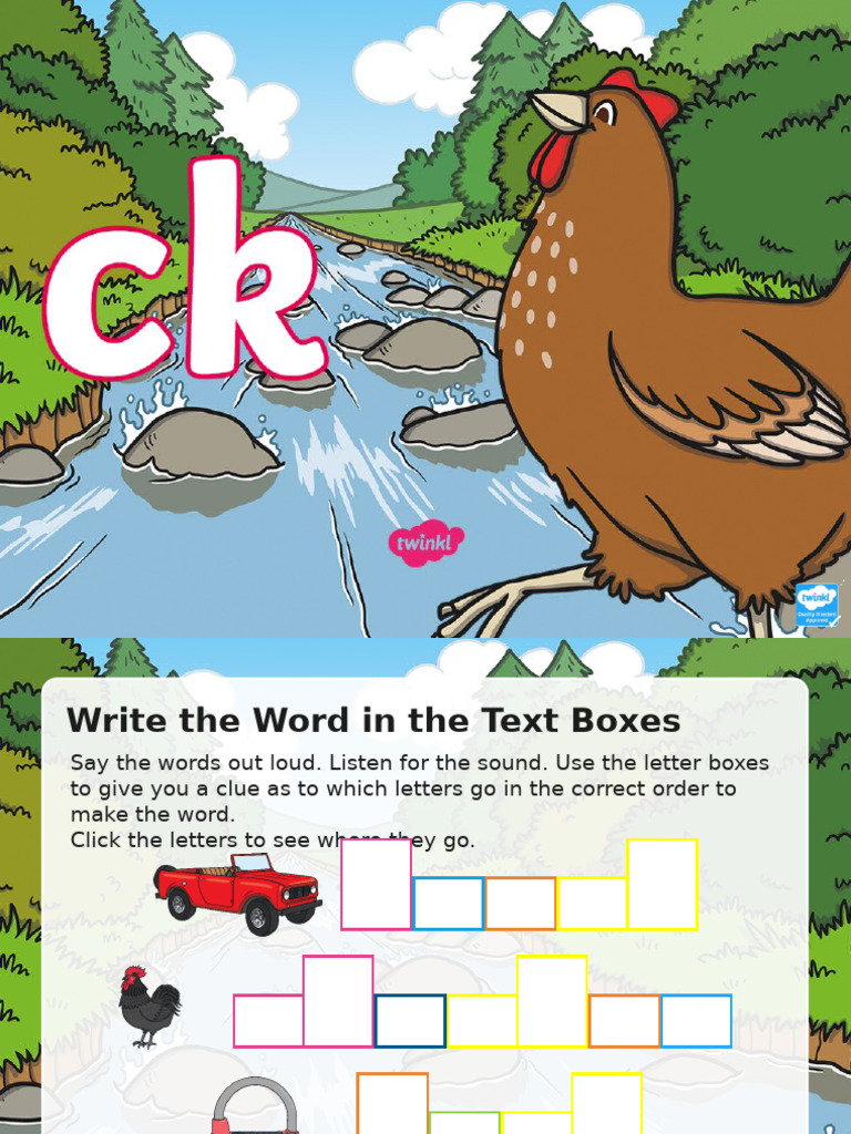 Interactive 'ck' Sound Learning Activities | PDF
