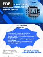 RPP Kurikulum Deep Learning SMP Kelas 7 8 9 Semua Mapel - Deep Learning | PDF