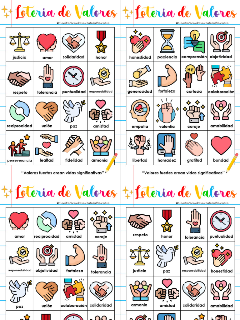Loteria de Valores | PDF | Valor | Virtud