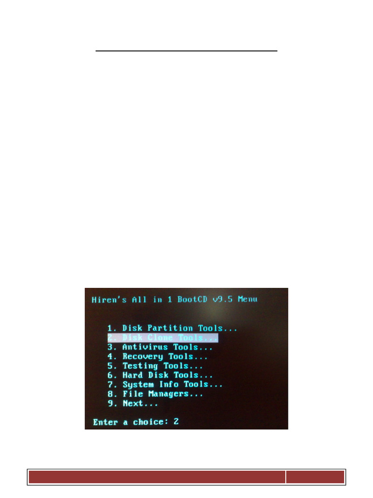 Tutorial Del Norton Ghost (Hiren S Boot CD 9.5) | PDF | Arranque ...