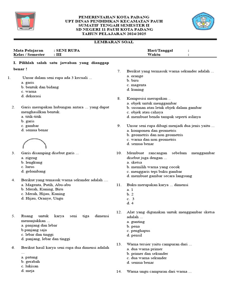 Unsur Seni Rupa: Gelombang dan Spiral | PDF