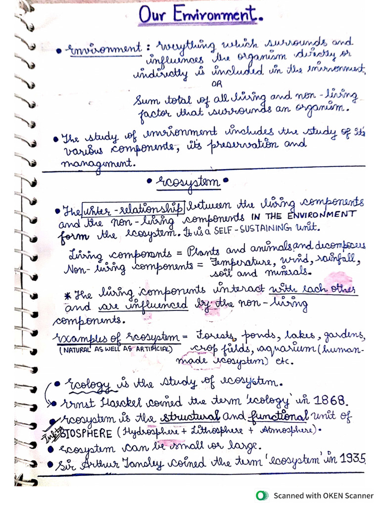 Basics of Ecosystem | PDF