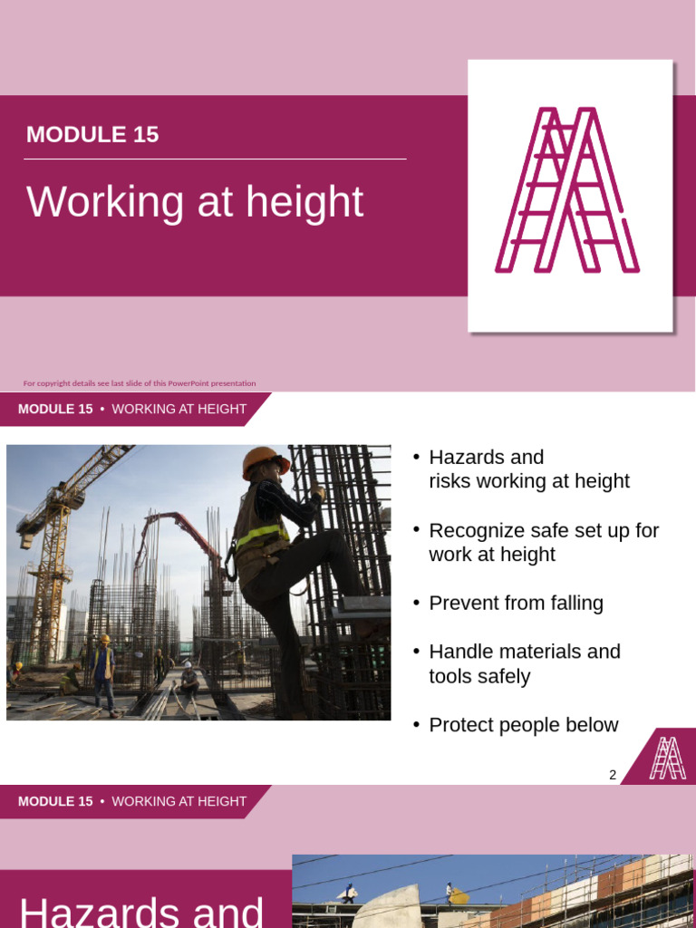 Working at Height | PDF | Scaffolding
