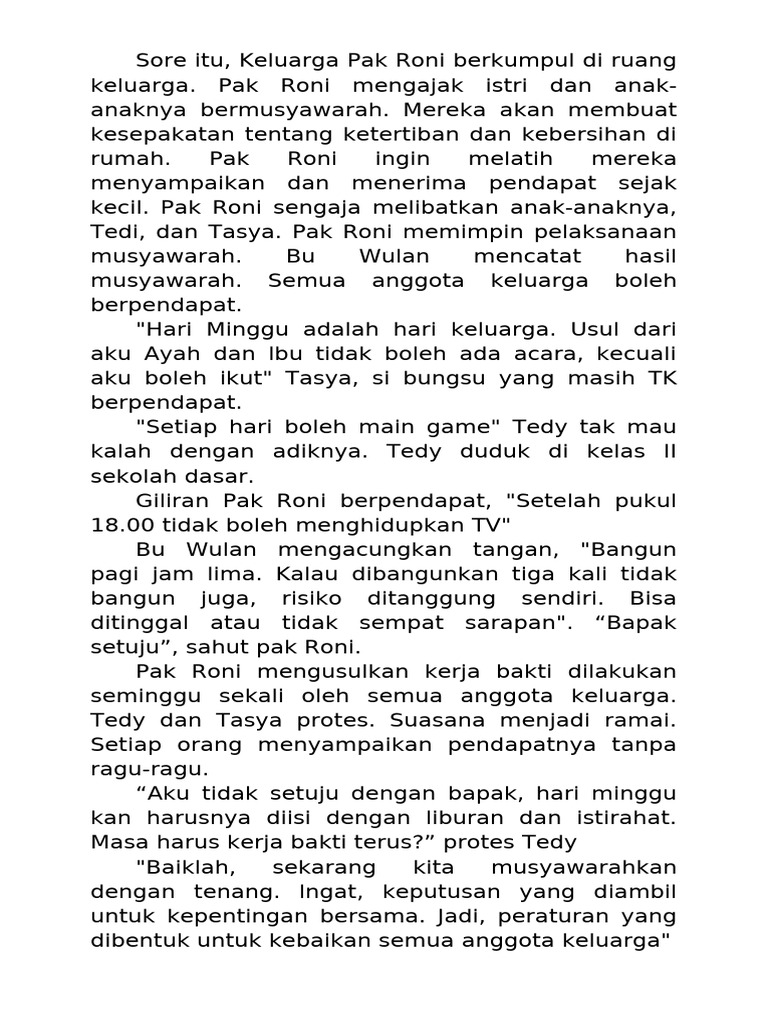 Cerita Paragraf Argumentasi | PDF