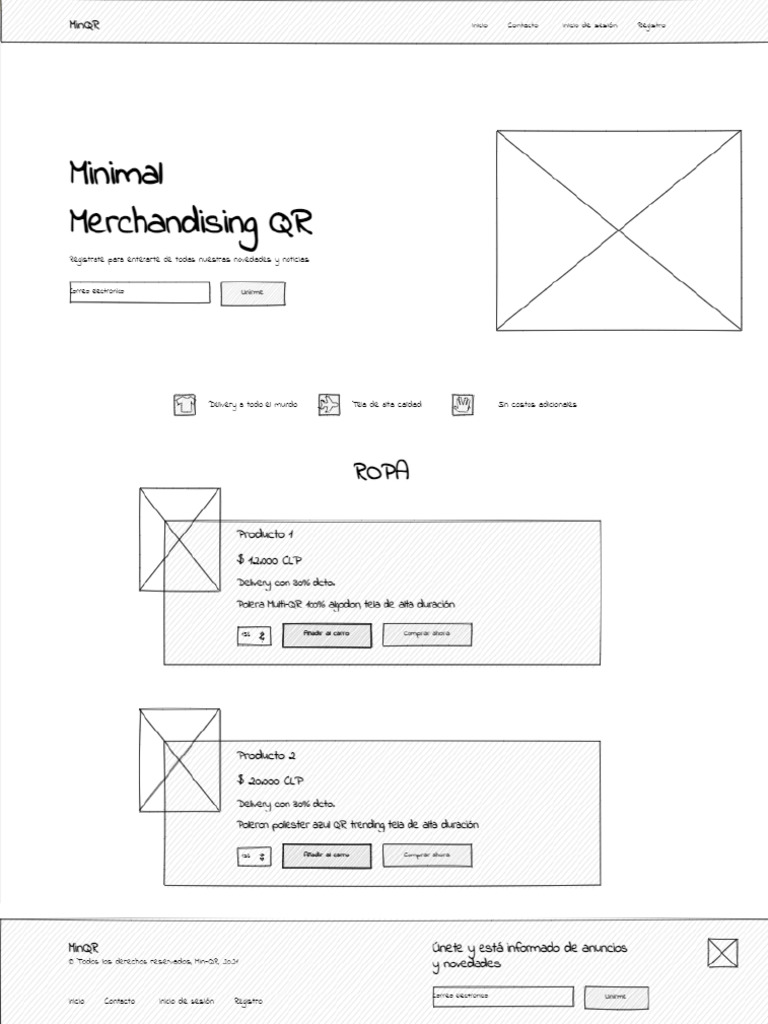 Wireframe MinQR | PDF