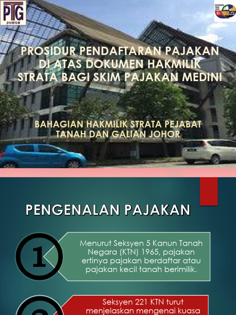 Prosedur Pendaftaran Pajakan Keatas Hak Milik Strata Di Medini | PDF