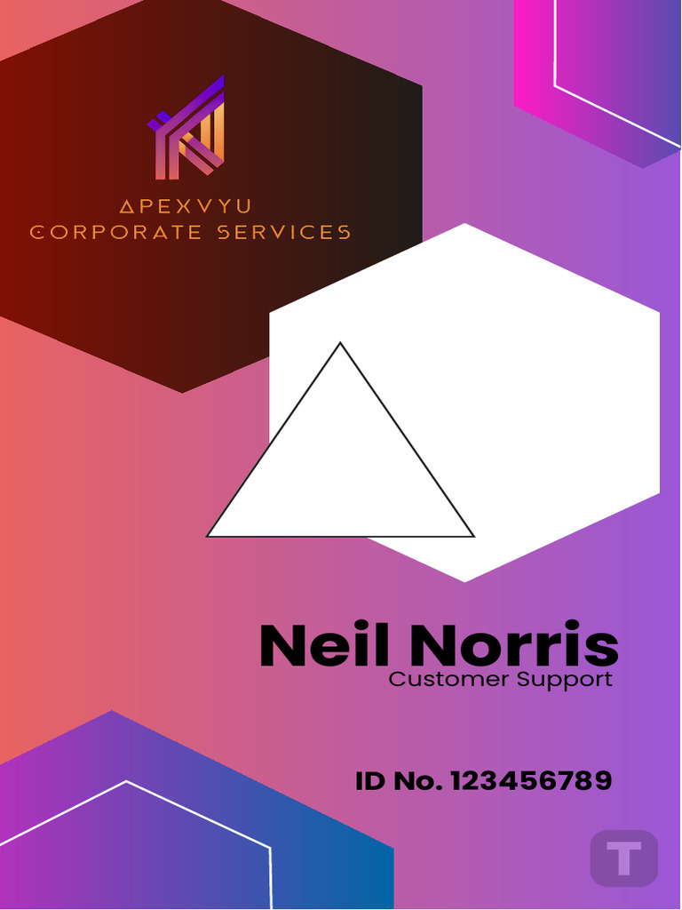 Occupational Therapist ID Card Template | PDF