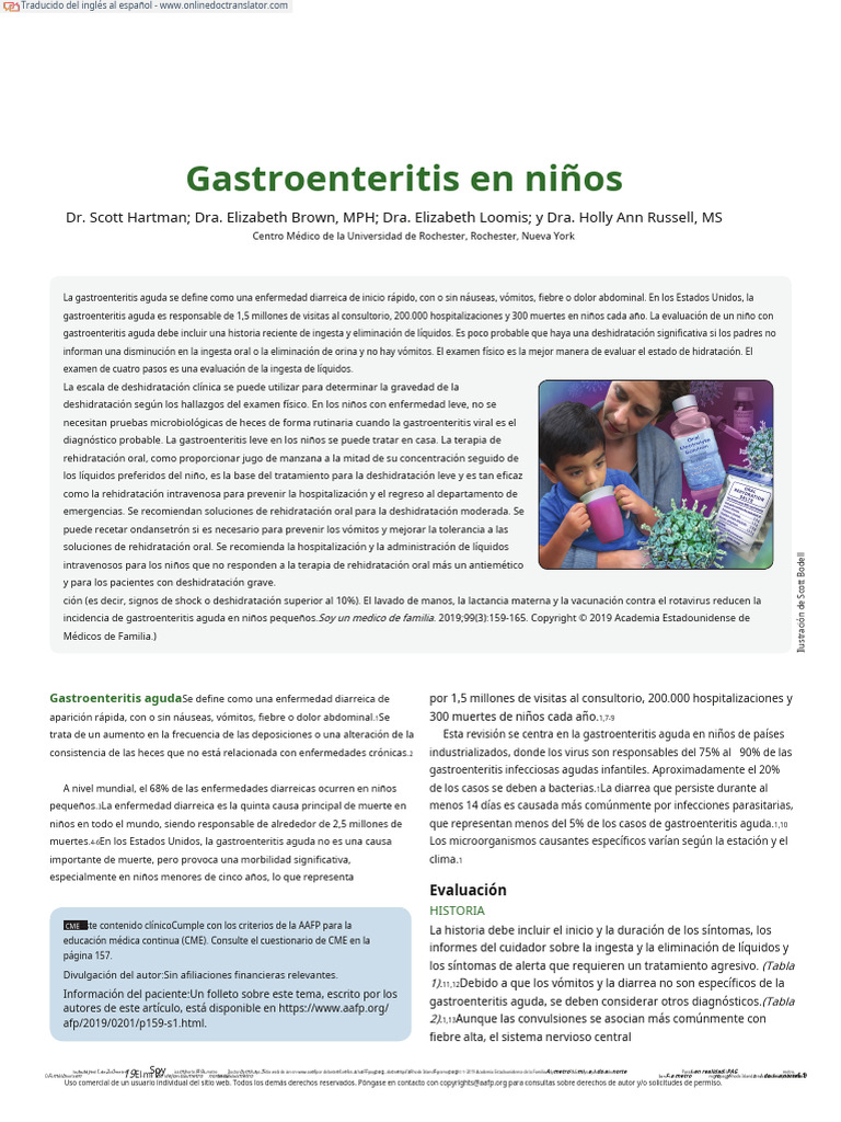 3.4 Gastroenteritis in Children - En.es | PDF | Diarrea | Septicemia