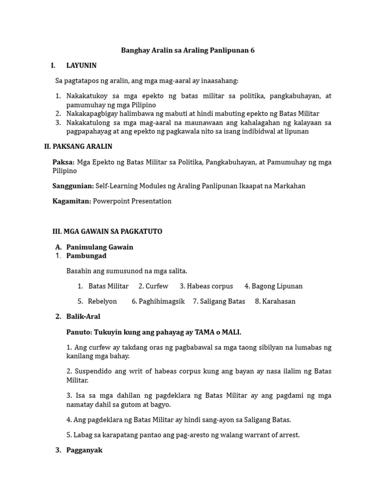 DLP 2 in AP 6 | PDF