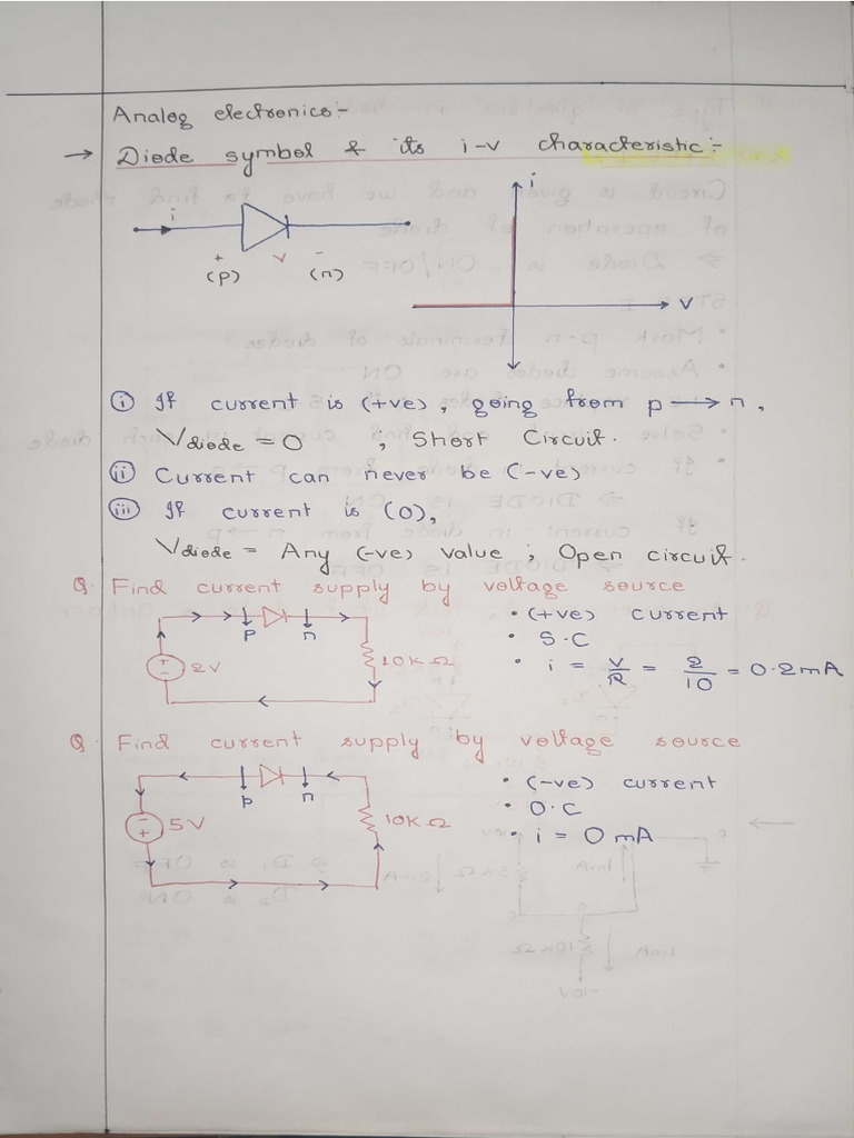 Analog Electronics NOTES | PDF