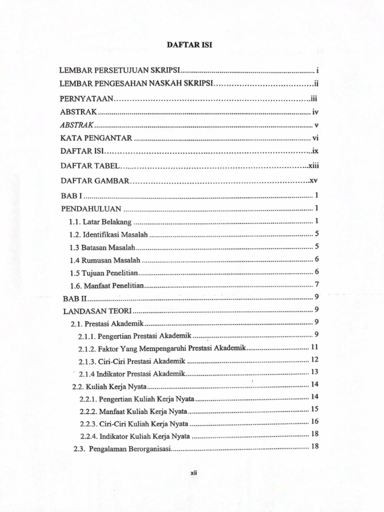 Daftar Isi | PDF