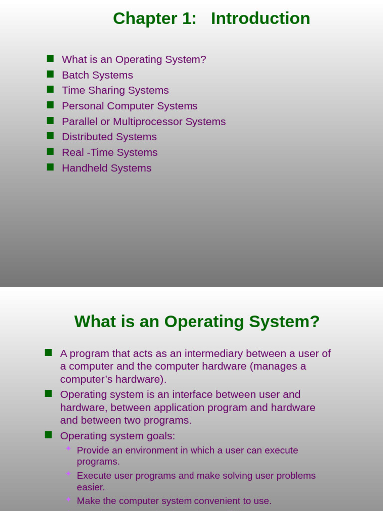 ch1 - Introduction | PDF | Operating System | Computer Data Storage