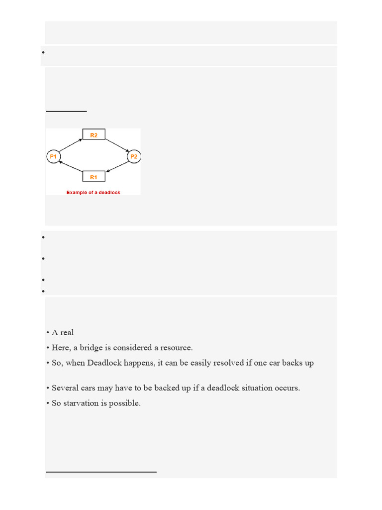 Deadlock Os Lecture Notes | PDF | Computer Architecture | Computer Science
