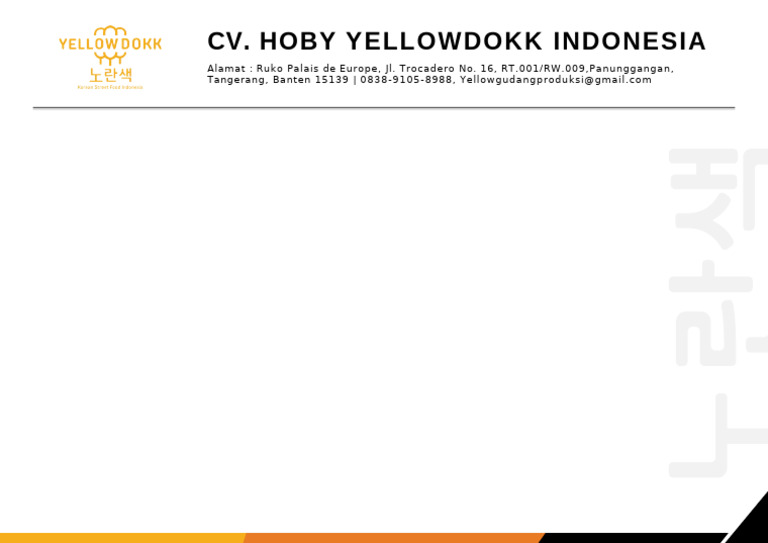 CONTOH Kop Surat Landscape | PDF