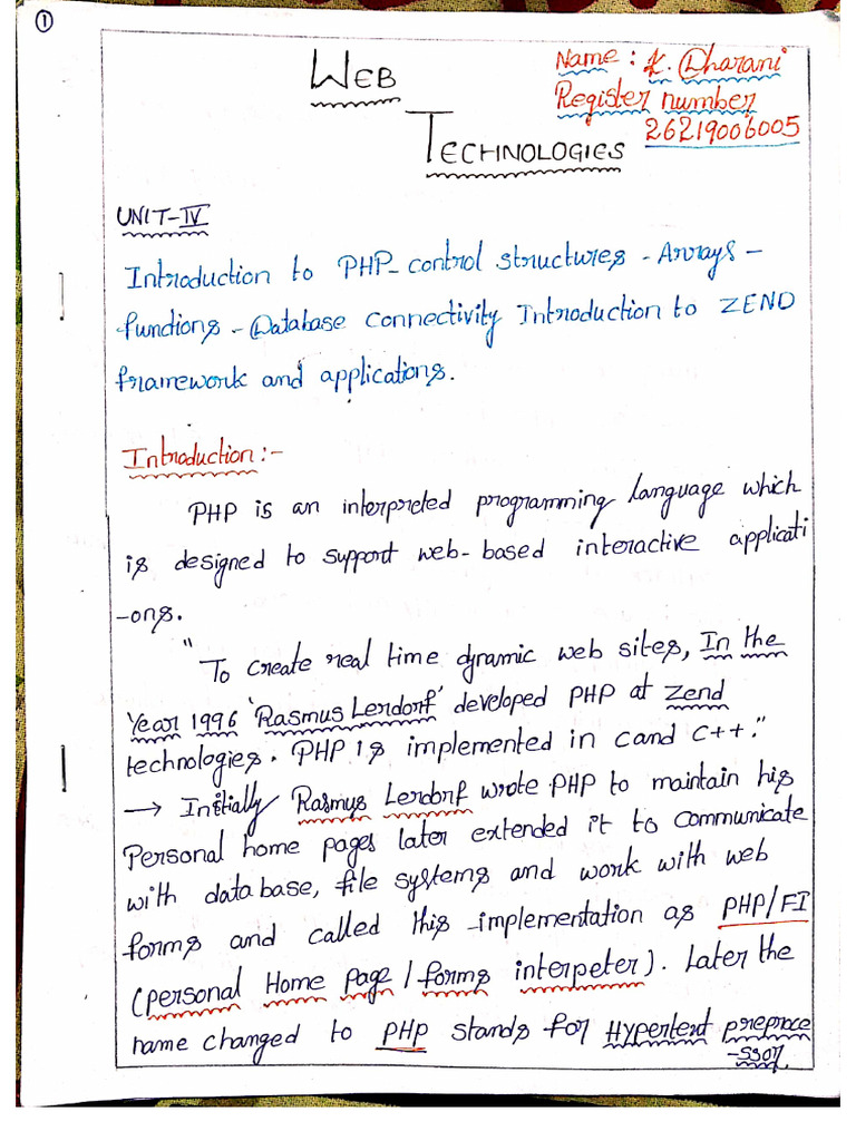 Web Technology | PDF