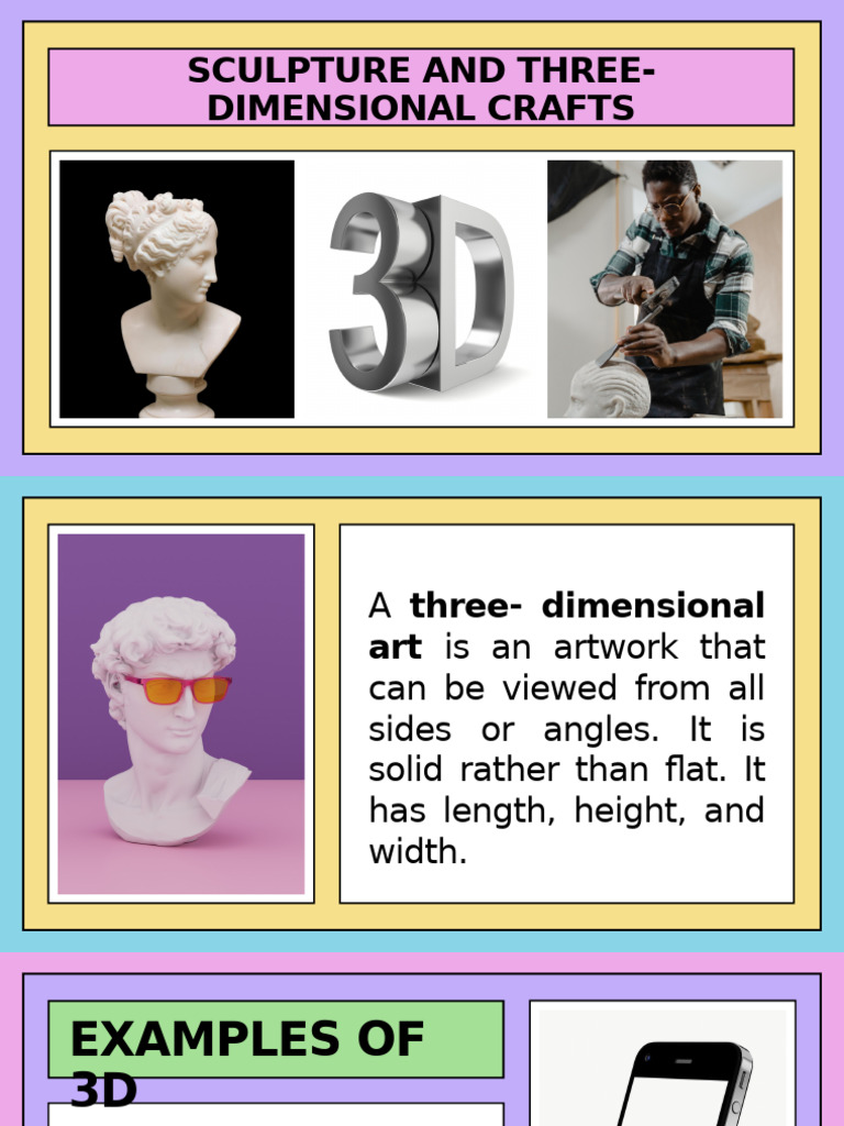 Sculpture and Three-Dimensional Crafts | PDF