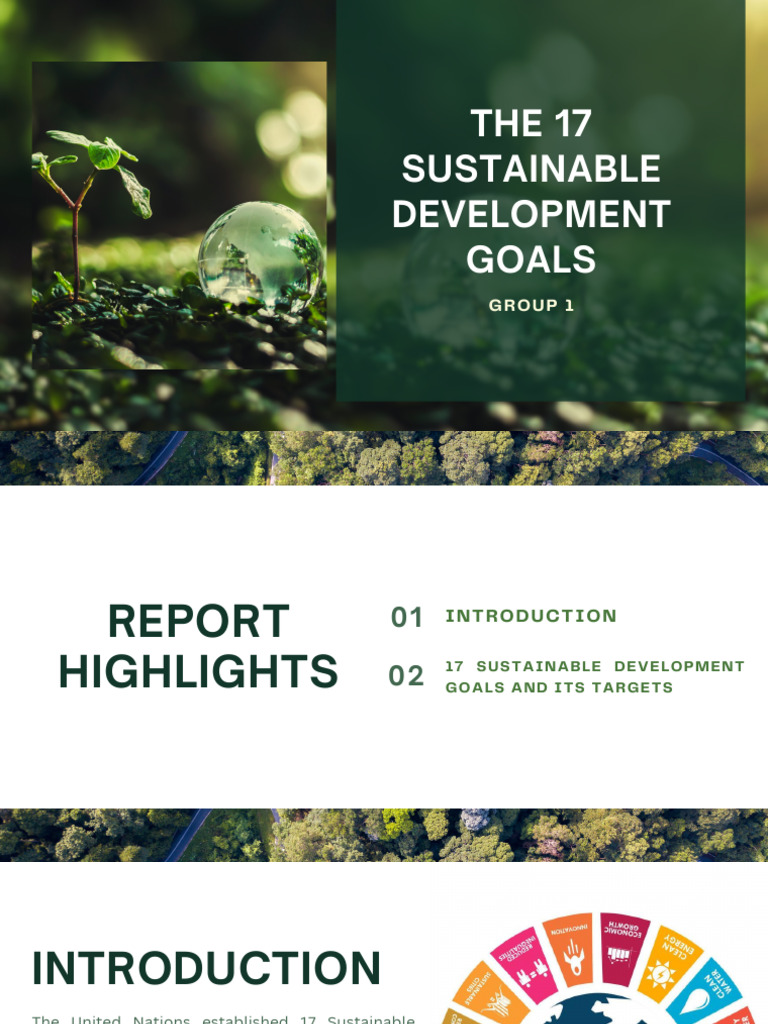 Overview of 17 Sustainable Development Goals | PDF | Sustainability ...