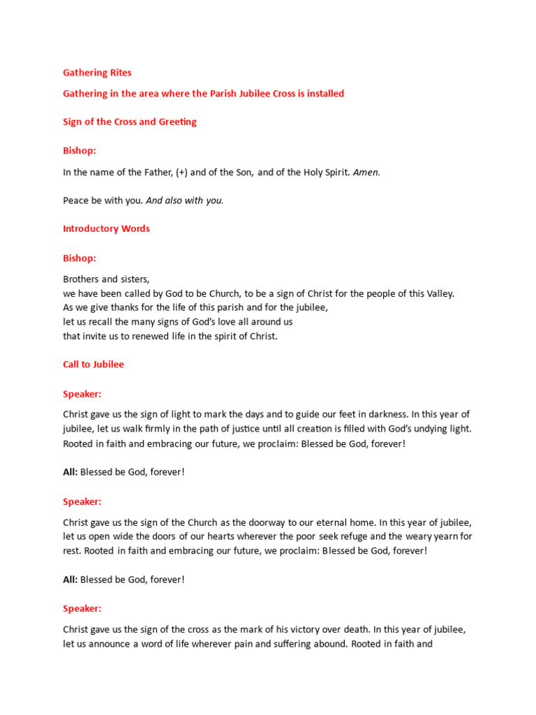 Gathering Rites | PDF