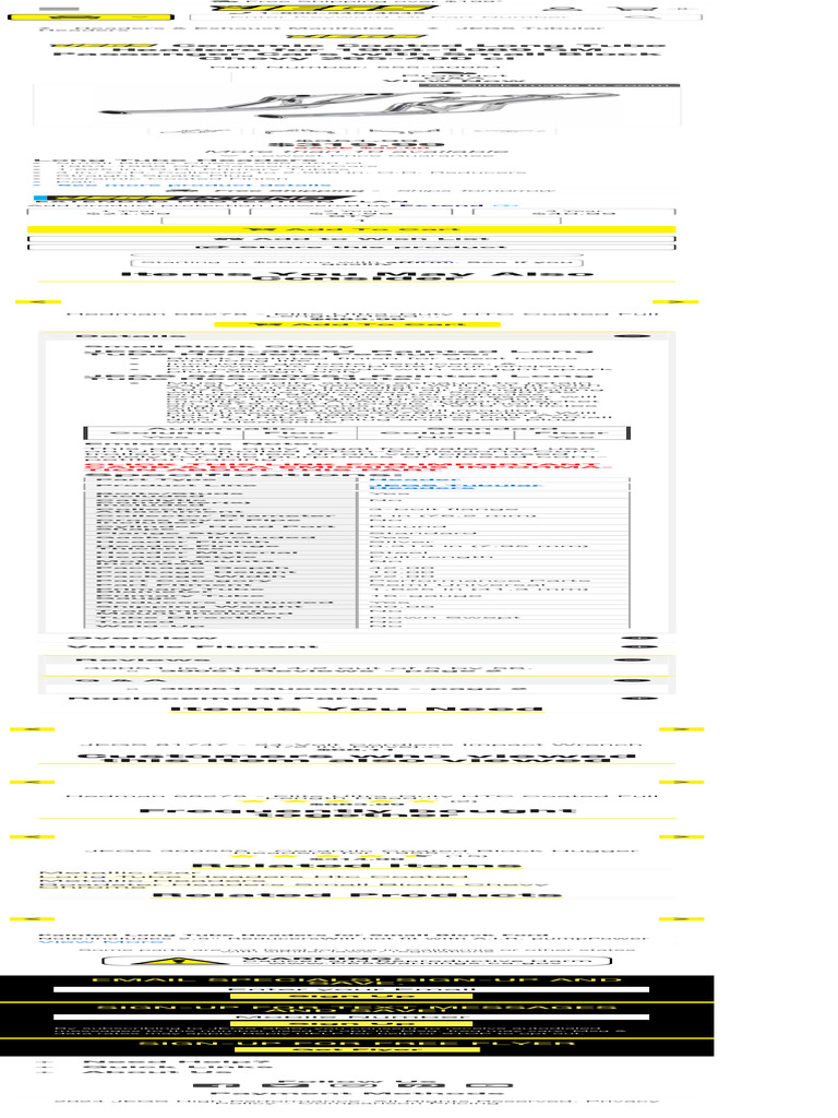 JEGS 555-30051 Ceramic Coated Long Tube Headers F | PDF | Car Body ...