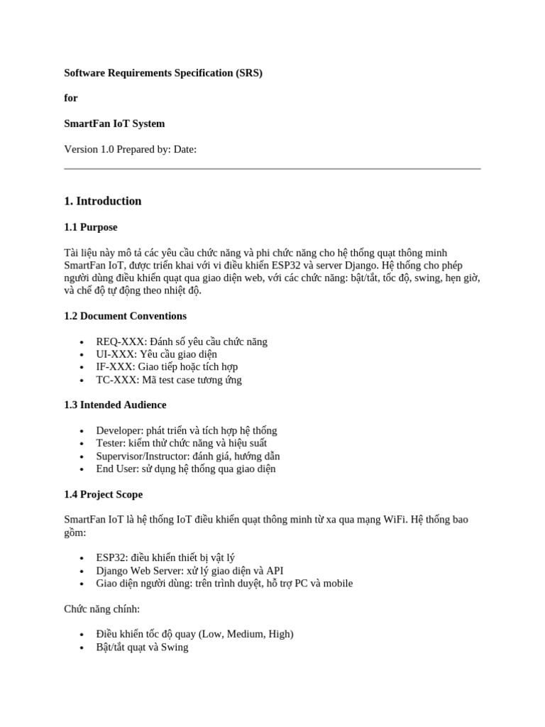 Software Requirements Specification | PDF