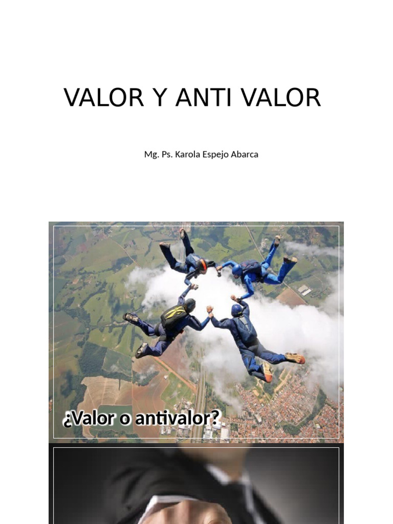 03.3 Valor y Antivalor | PDF