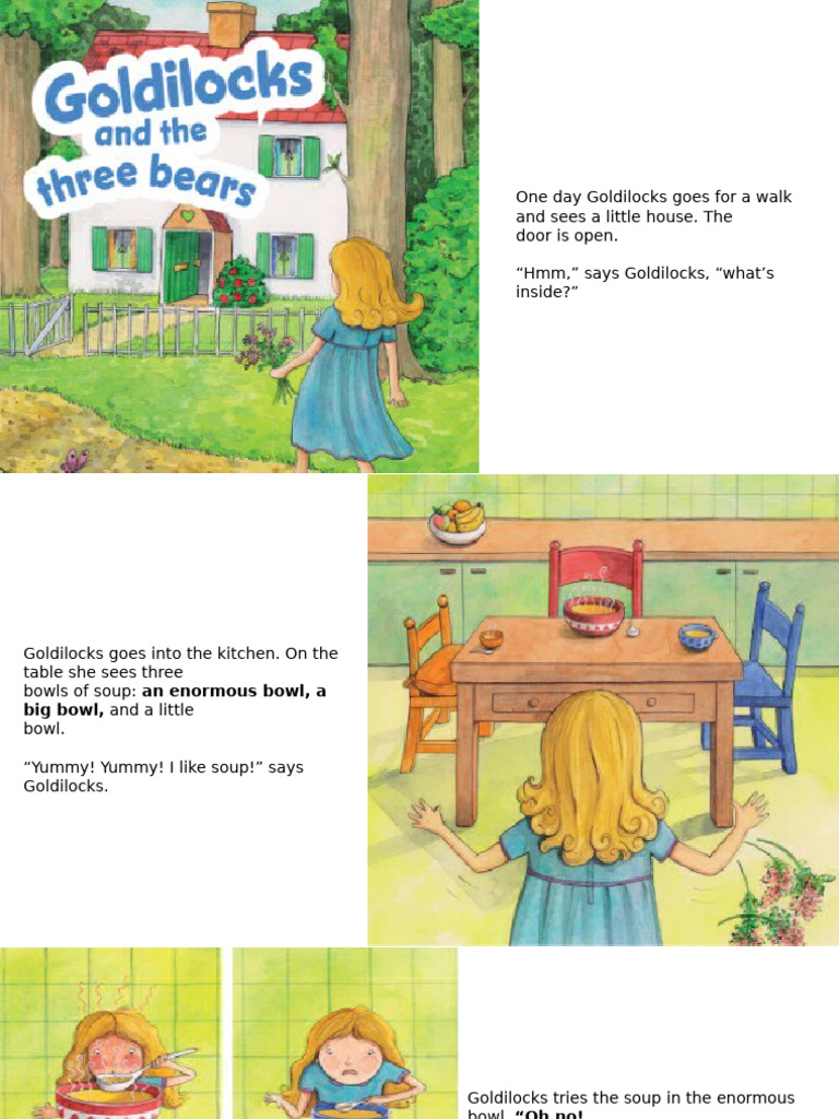 Traditional Stories First Grade | PDF | Goldilocks And The Three Bears ...
