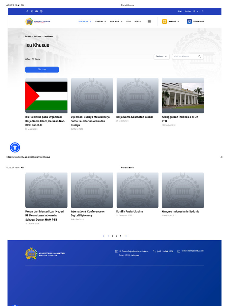 Portal Kemlu Isu Khusu | PDF