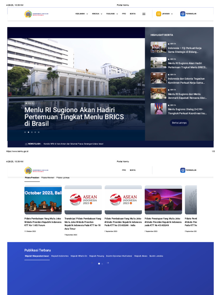 Portal Kemlu | PDF