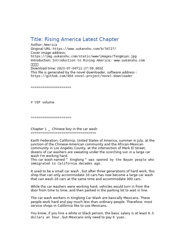 Rising America: A Time Traveler's Tale | PDF | Salary | Memory