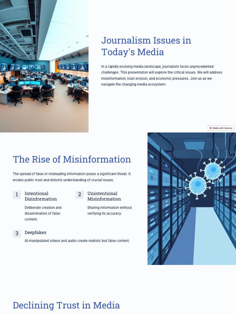 Journalism Challenges in the Digital Age | PDF | Journalism | Mass Media