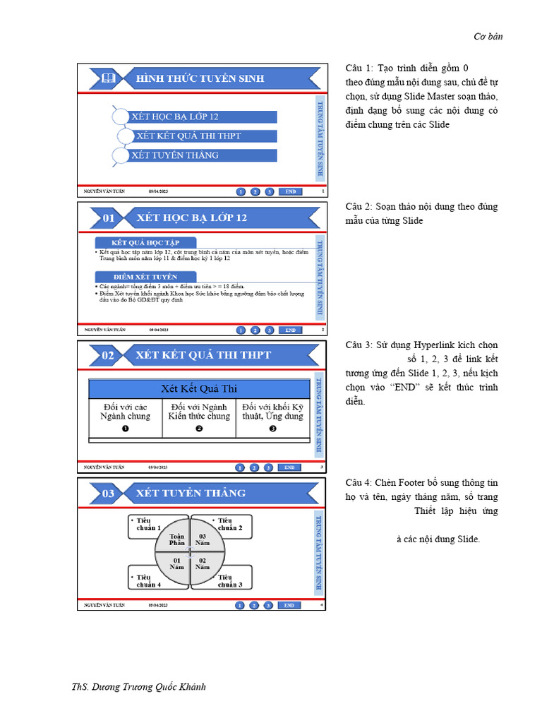 BTTH PPT Co Ban 2023 | PDF