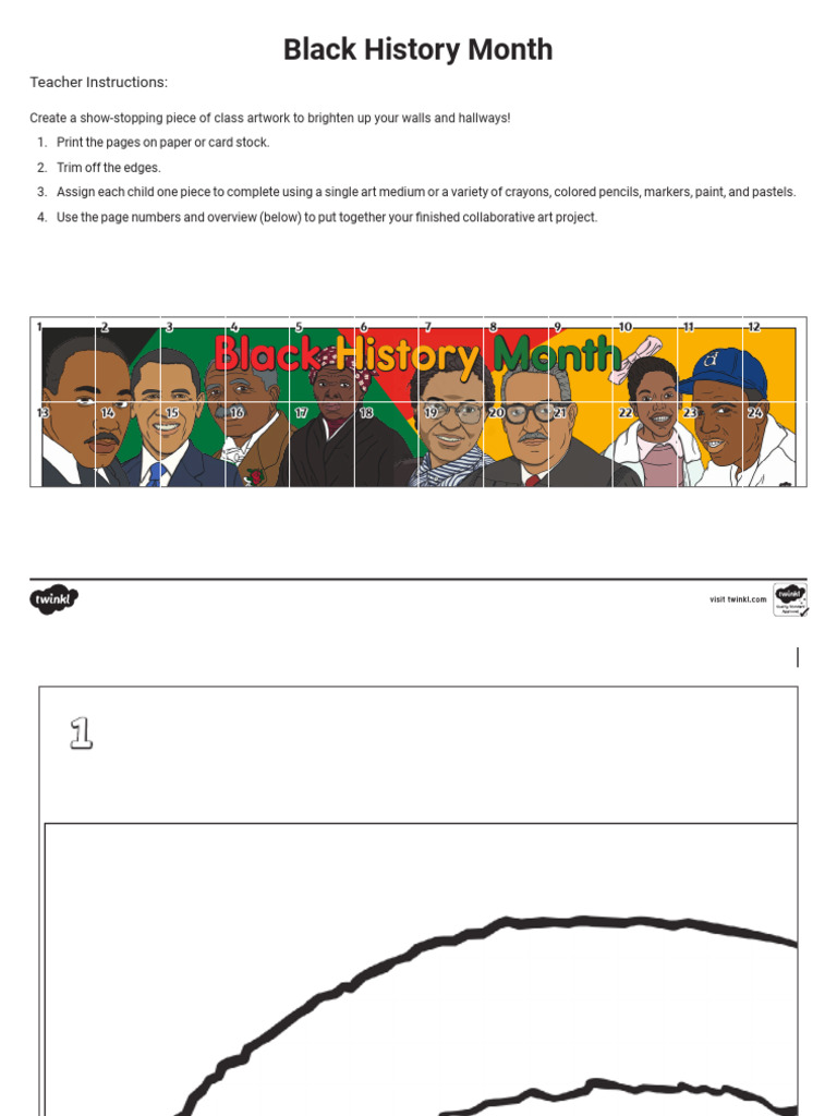 Collaborative Black History Art Project | PDF