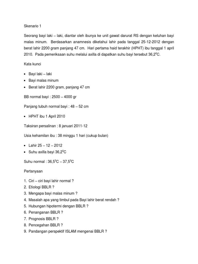 PBL Modul 4 BBLR Auto Saved) | PDF