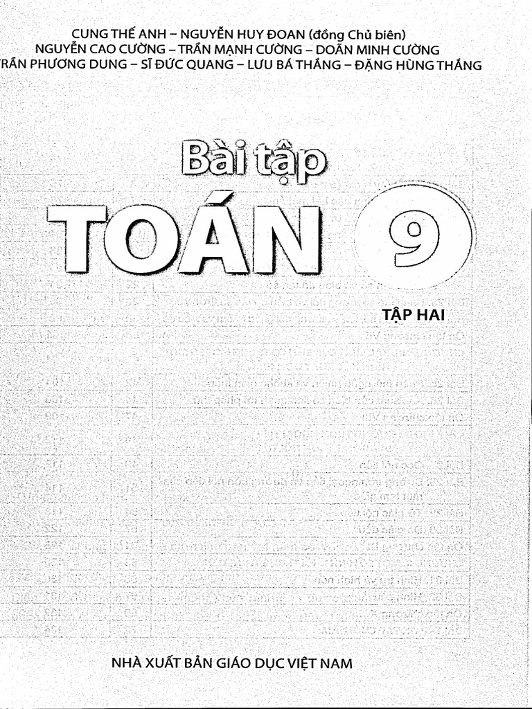 Bai Tap Toan 9 Tap 2 KNTT | PDF