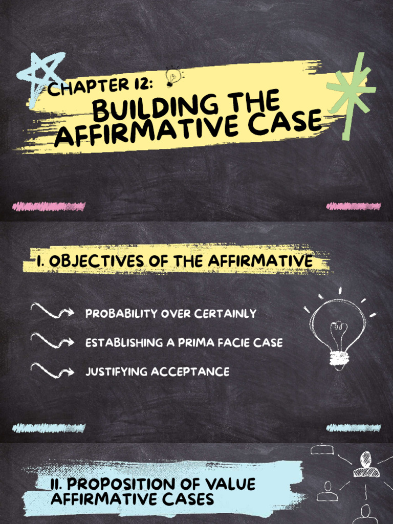 Building the Affirmative Case Essentials | PDF