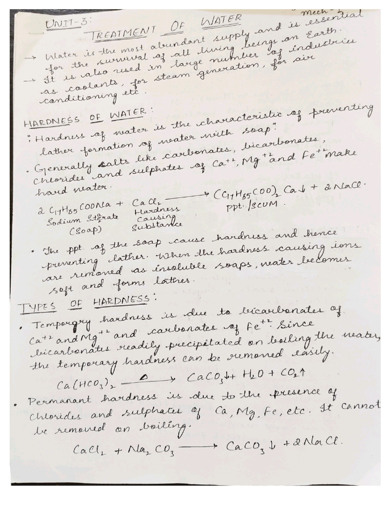 Unit - 3 Chemistry | PDF