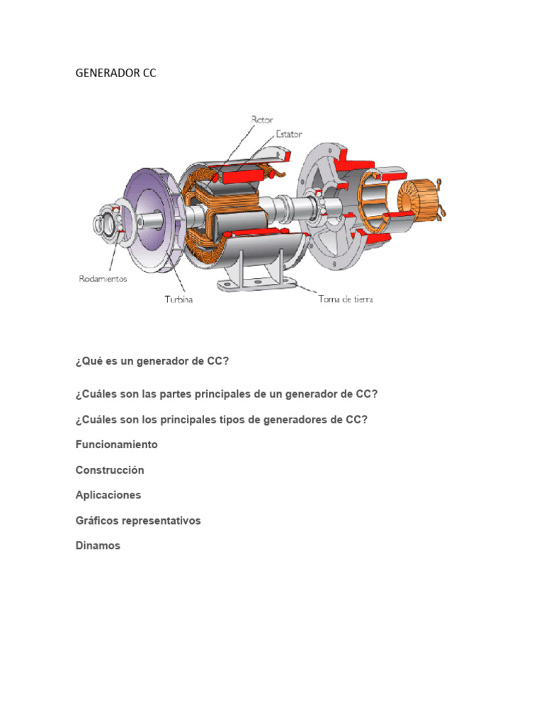 GENERADOR CC. | PDF