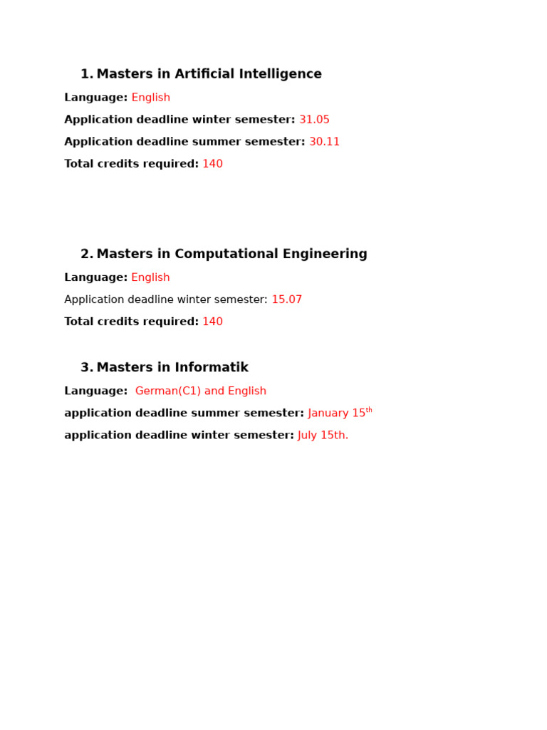 FAU Masters in Informatik Details | PDF