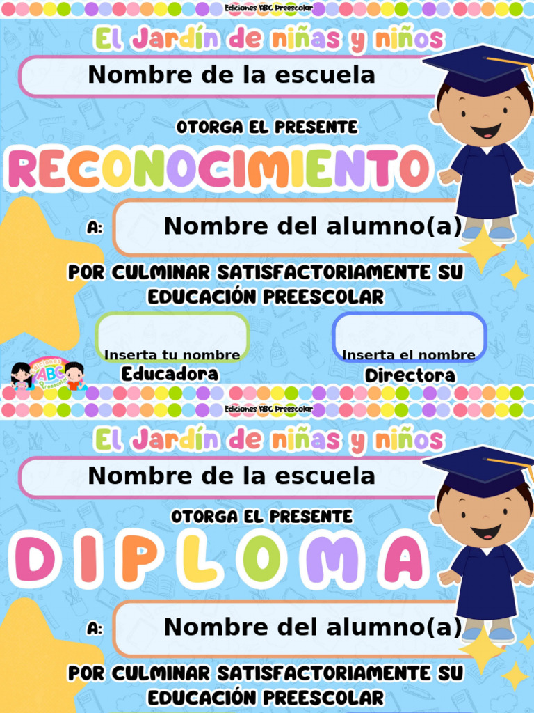 Diplomas Editable | PDF