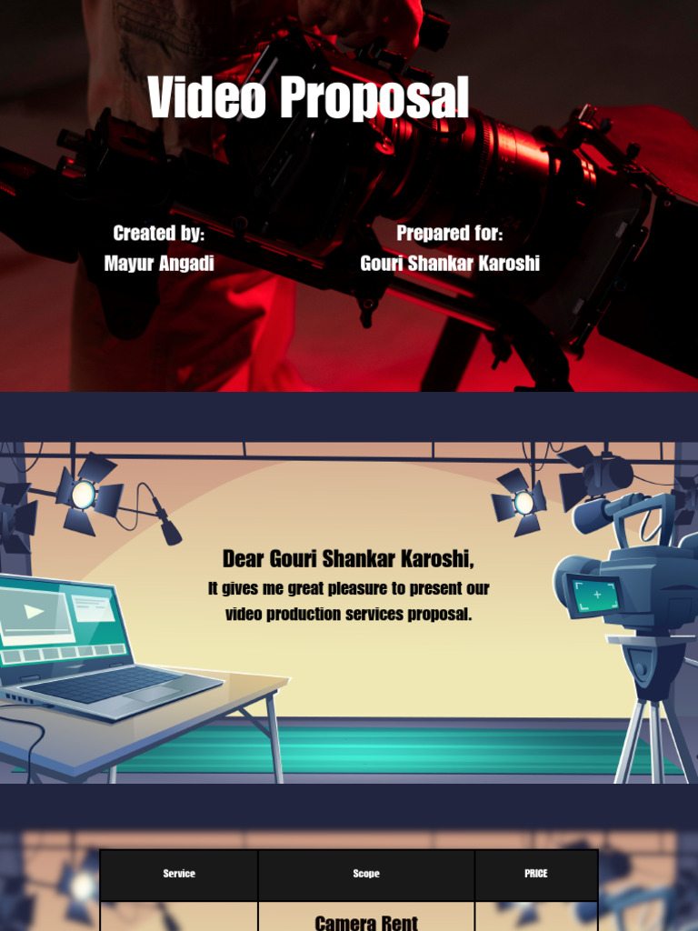 Video Production Services Proposal | PDF