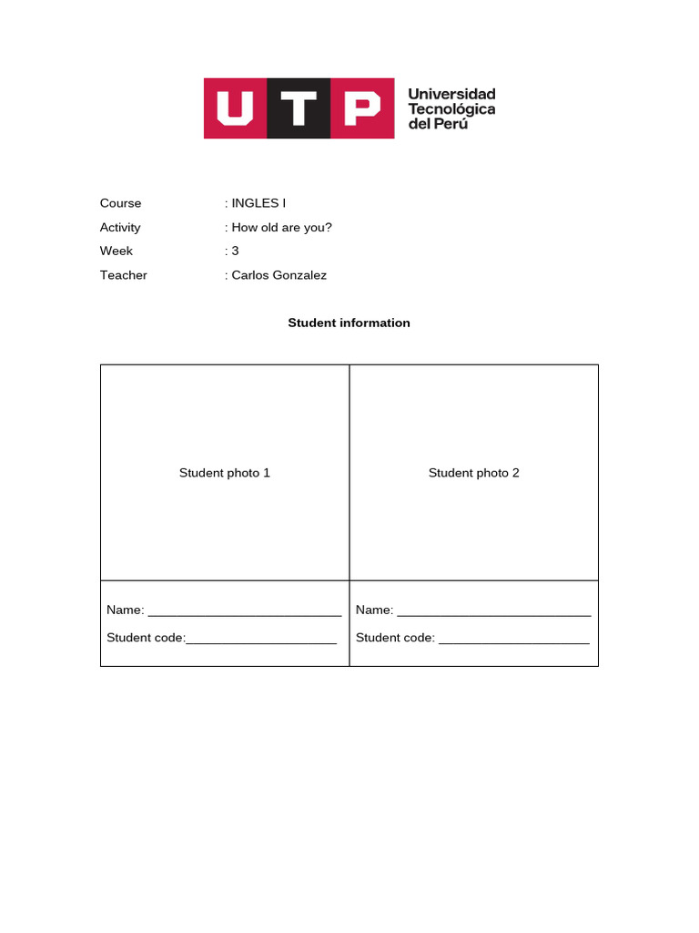 Modelo de Presentacion de Tareas Video | PDF