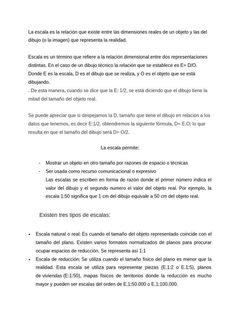 Escalas Materia Maquetas y Modelos Tridimensionales | PDF | Diseño | Ingeniería