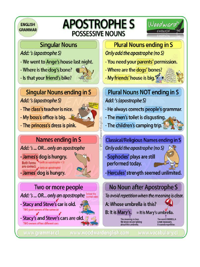 Possessive Nouns | PDF